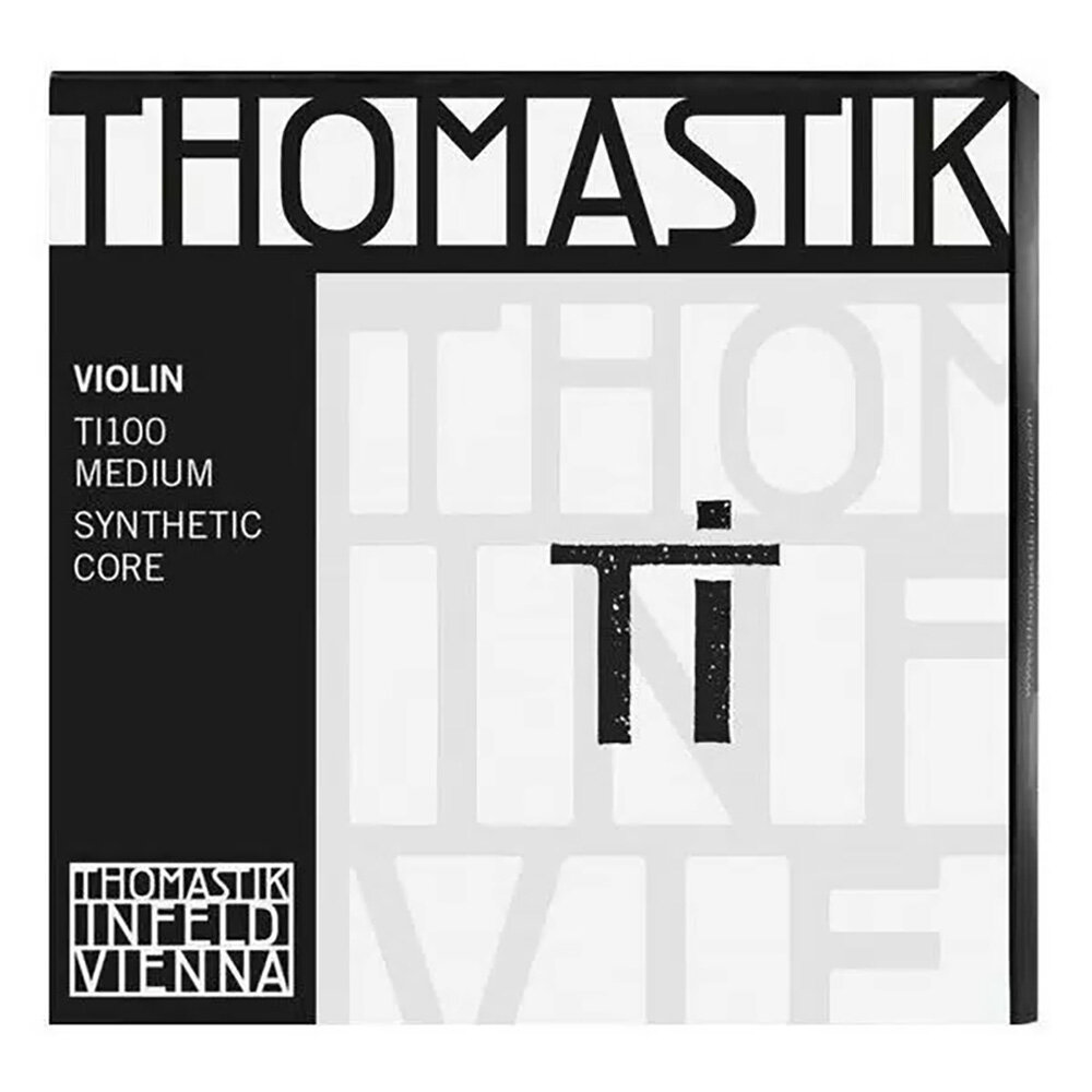 Струны для скрипки Thomastik Ti TI100 (4 шт) среднее натяжение, размер 4/4