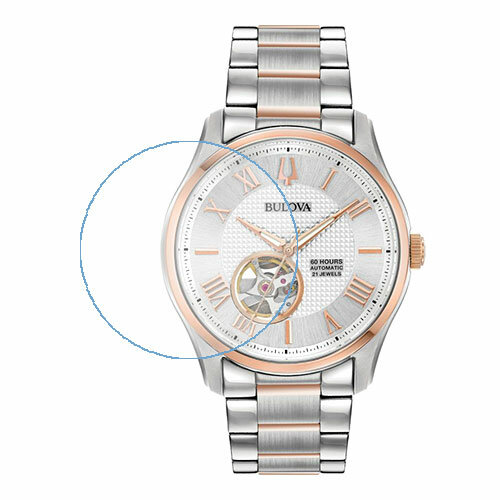 Скрин Мобайл защитный экран для часов Bulova 98A213 из нано стекло 9H