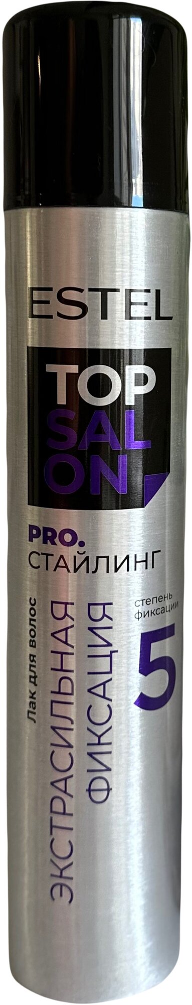 Лак для волос ESTEL TOP SALON PRO. Стайлинг экстрасильная фиксация, 400мл