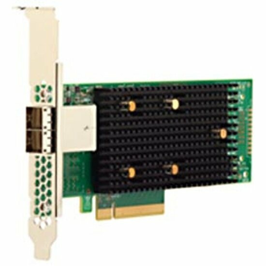 Контроллер Broadcom HBA 9400-8E 12Gb/s SAS/SATA/NVMe, x8 PCIe Gen 3.0, 2xSFF-8644, JBOD (05-50013-01)