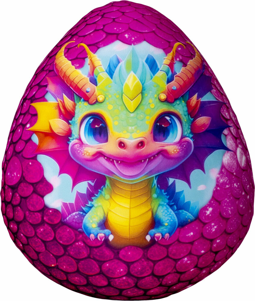 Mega Toys. Игрушка антистресс "Яйцо дракона" 37 см. арт. МТ37012 (Символ года 2024)