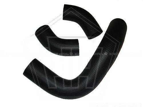 Патрубки для а/м газ 53, 3307 радиатора (к-кт,3 шт.)