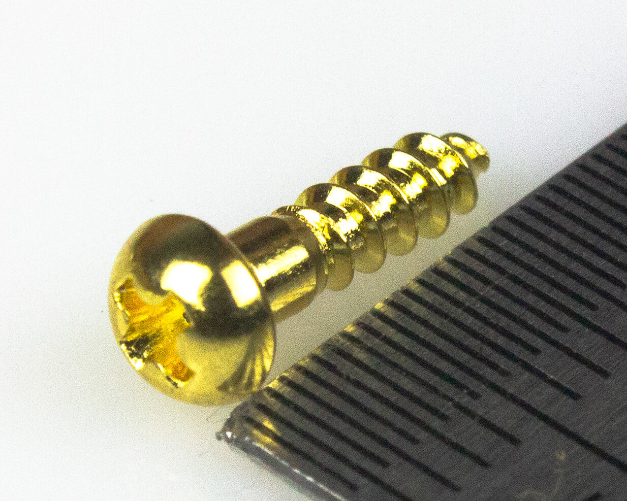 HOSCO WS-08G, cаморез для колков (2.4 x 10 mm), золото