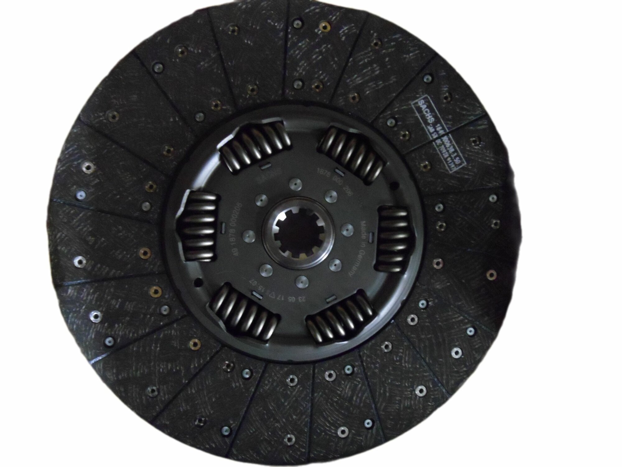 Диск сцепления ведомый 205 (на лепестковую корзину) SACHS 1878 000 205