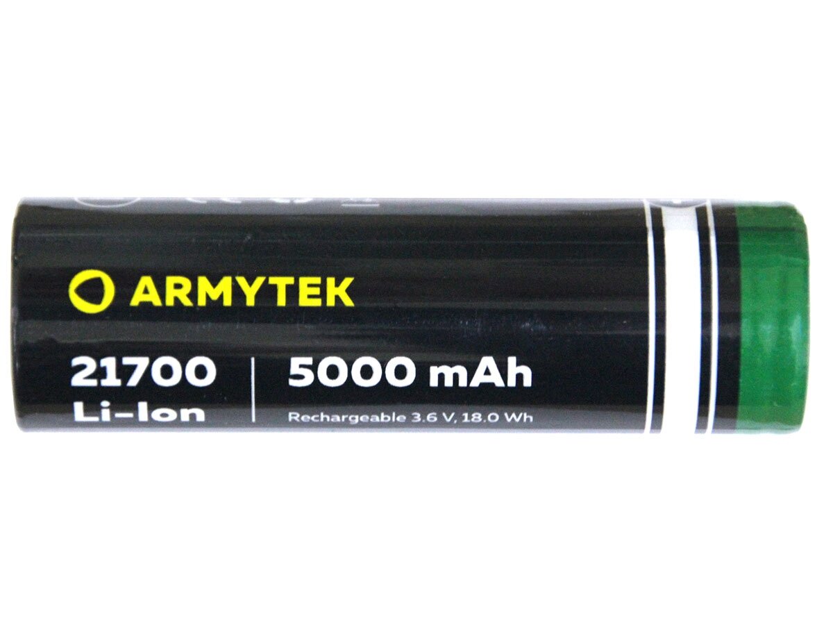 Аккумулятор 21700 Li-Ion Armytek 5000 Мач