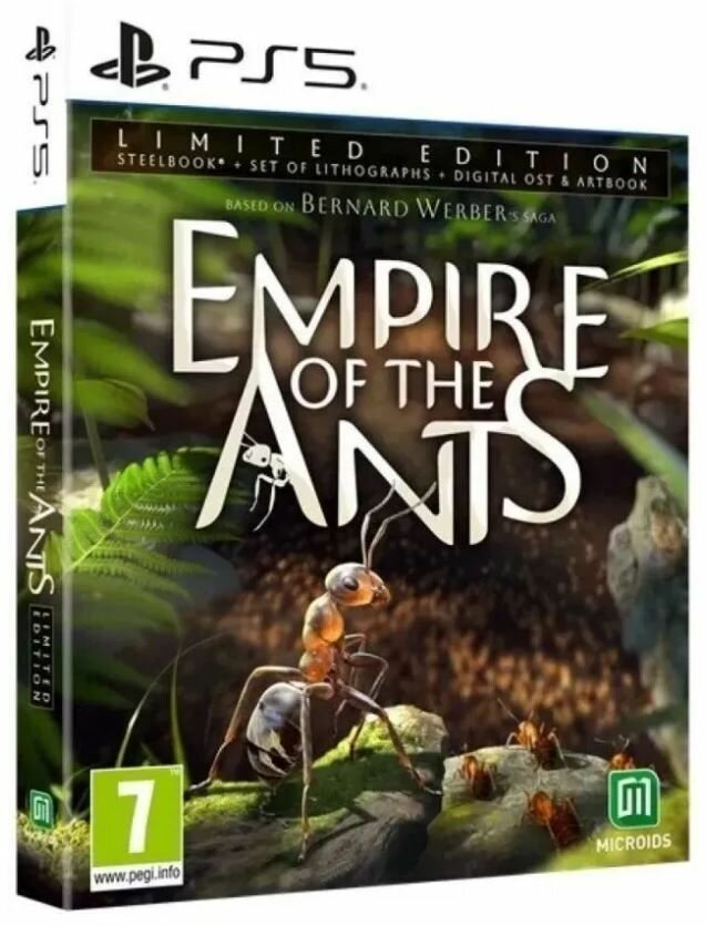 Игра Empire of the Ants. Limited Edition. Steelbook для Playstation 5. Уцененный товар.