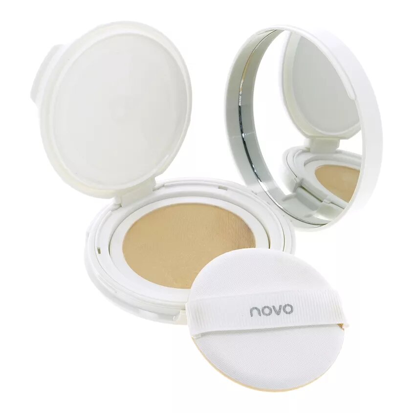 Основа-кушон тональная для лица NOVO SOFT MIST LOCKING CUSHION CREAM тон 03