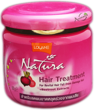 Маска Lolane Natura "Укрепление волос" с экстрактом свеклы и пептидами против выпадения 500 мл.