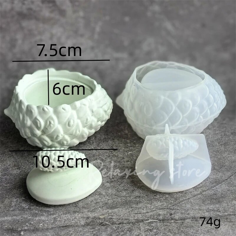 Силиконовая форма для банки Санта-Клауса B Silicone Mold