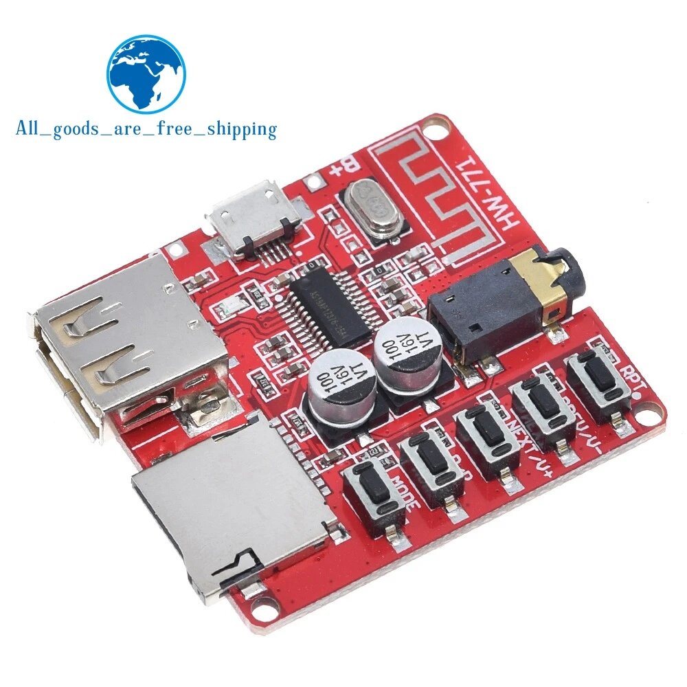 MP3 Bluetooth декодер, Цвет: 1PCS