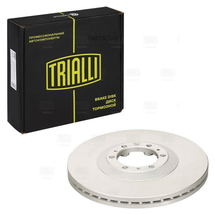 TRIALLI DF-105113 Диск торм. для а/м Great Wall Hover H5 (06-) перед. d=296 (окраш.) (DF 105113) ()