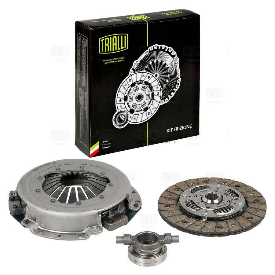 TRIALLI FR-0704 Сцепление в сборе для с/т МТЗ 320 (лепестковое) (с мех. муфтой) (FR 0704) ()