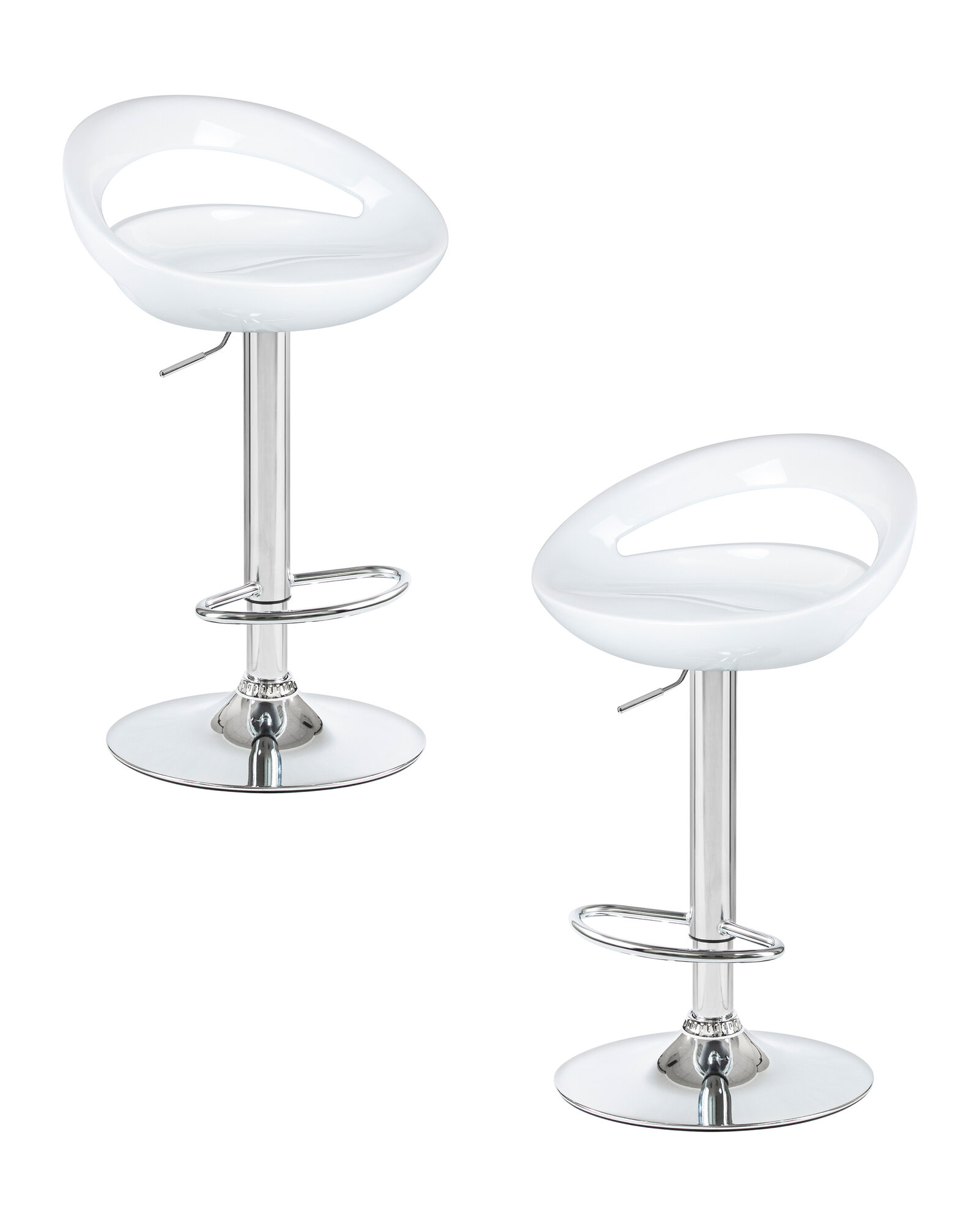 Набор 2 шт. Стул барный DOBRIN DISCO, LM-1010, белый