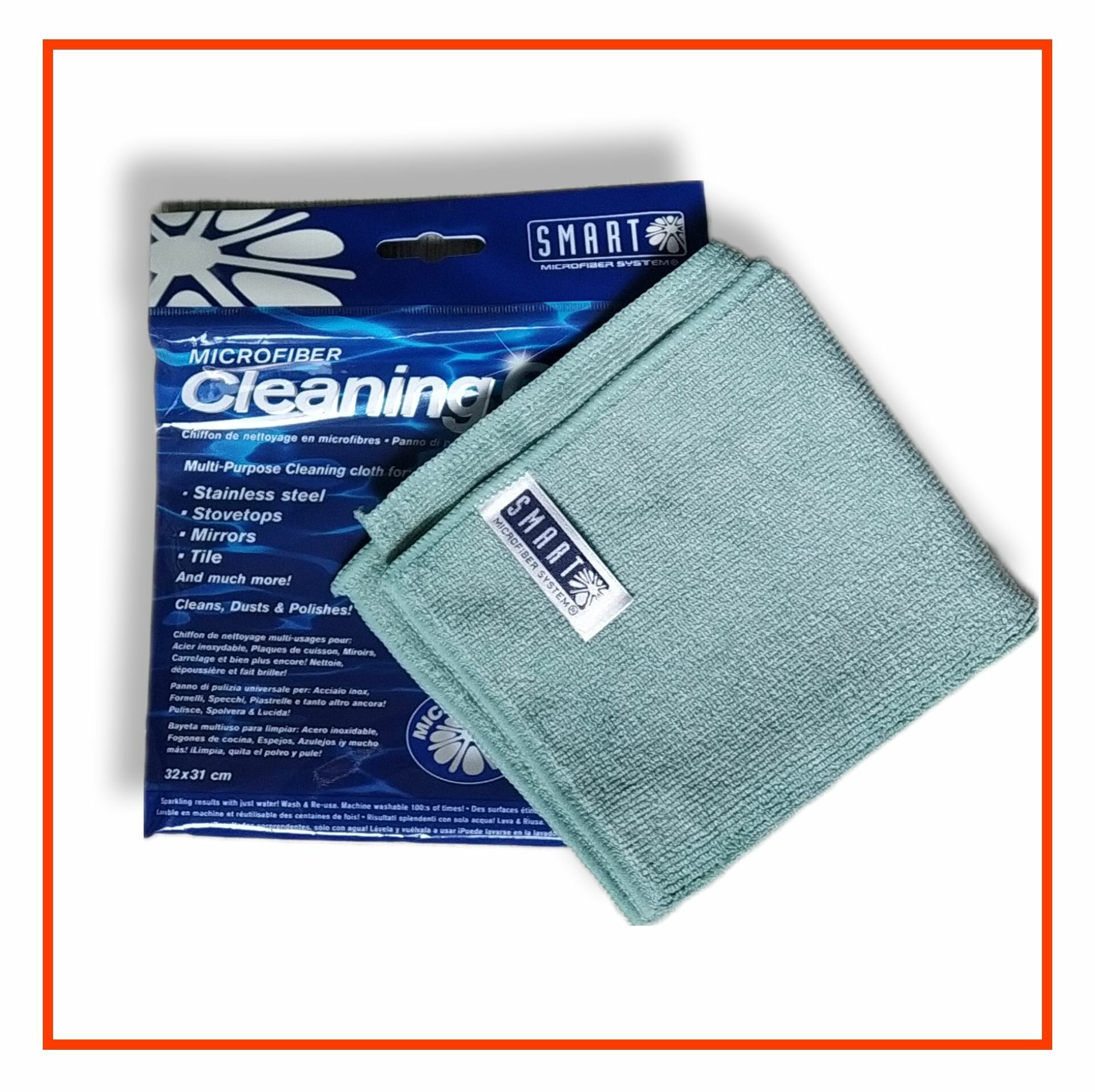 Салфетка для уборки, универсальная, для разных поверхностей: от кухонных столешниц и ванной комнаты до мебели и зеркал