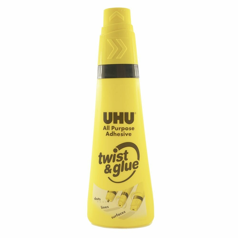 Клeй UHU "Twist&Glue", универсальный, 90 мл