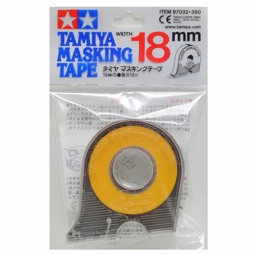 Малярная лента Tamiya 18 м 18mmwith cutter87032