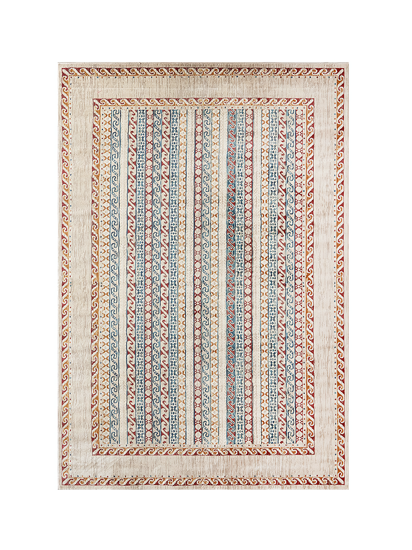 Ковер для гостиной, в этническом стиле, Вер, серый, 80х120 см