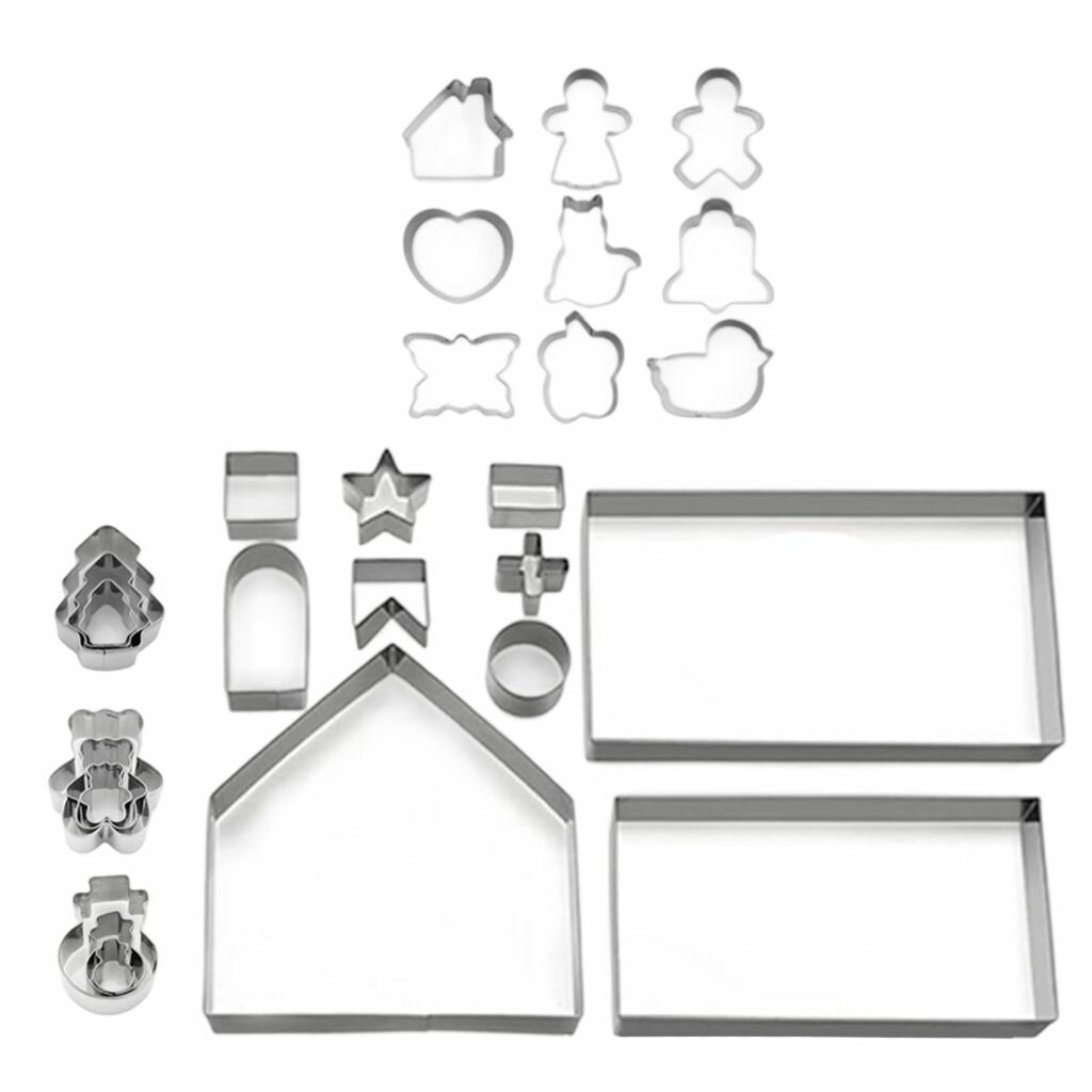 Набор из 28 частей рождественской формы для печенья "пряничный домик"