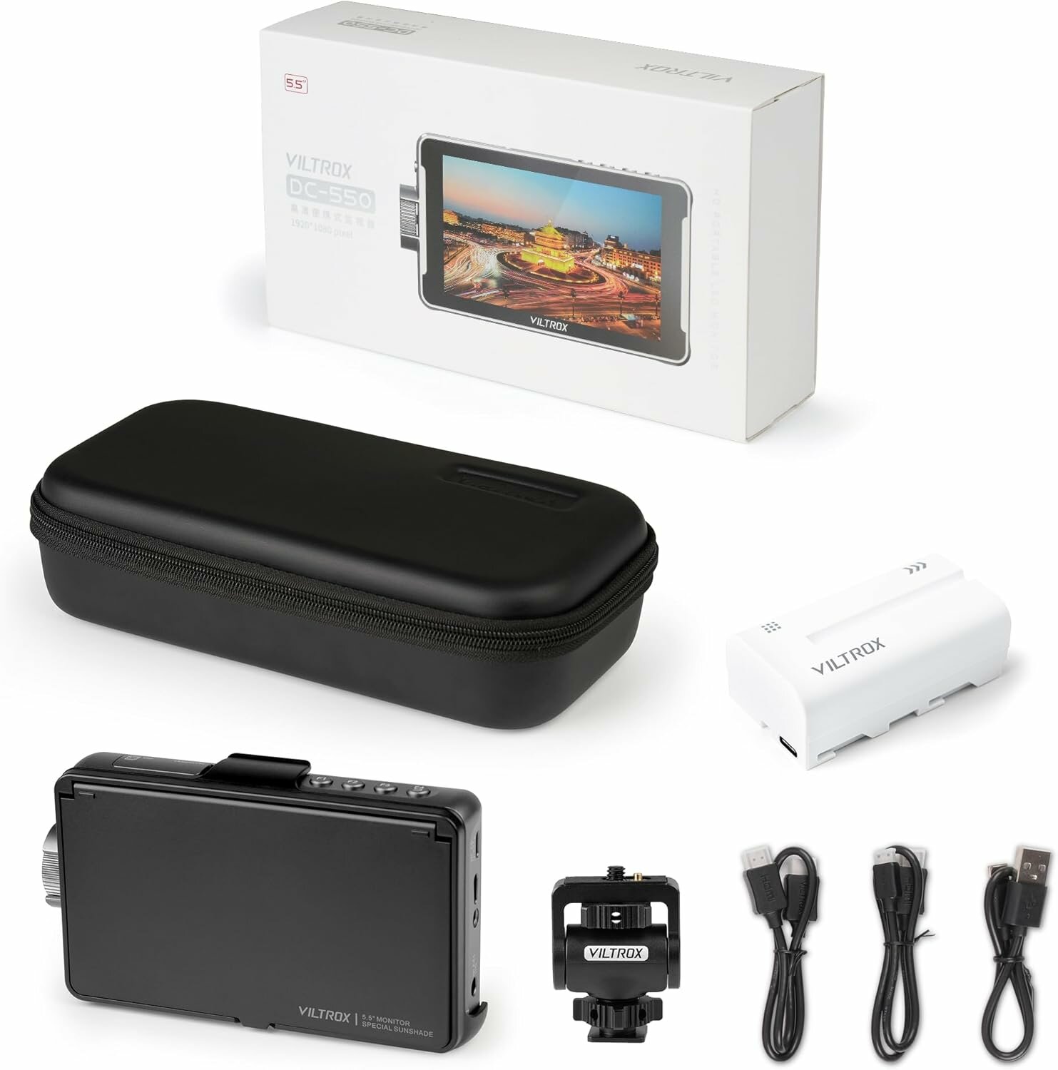 Накамерный монитор Viltrox 5.5" DC-550