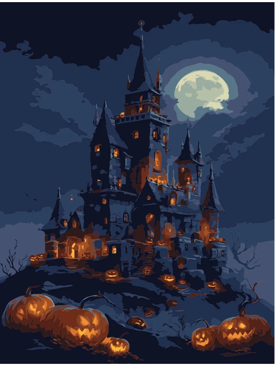 Картина по номерам 30x40 см замок