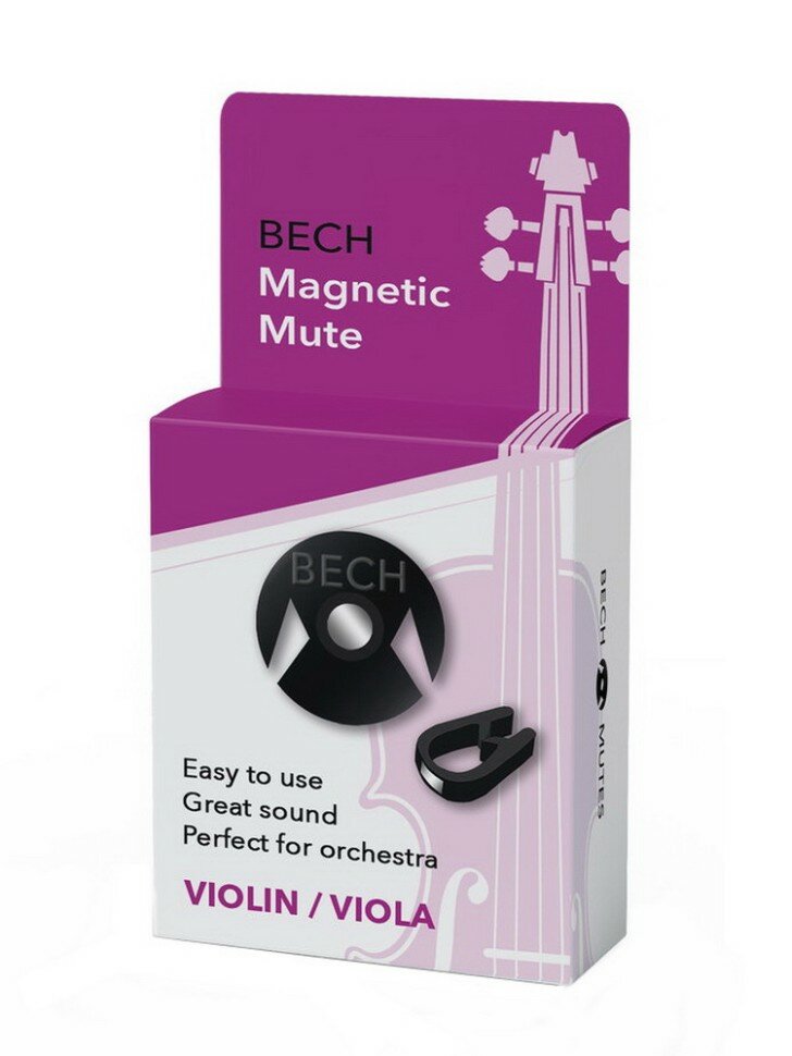 Сурдина для скрипки с магнитом на 2 струны 409690, Bech (G)