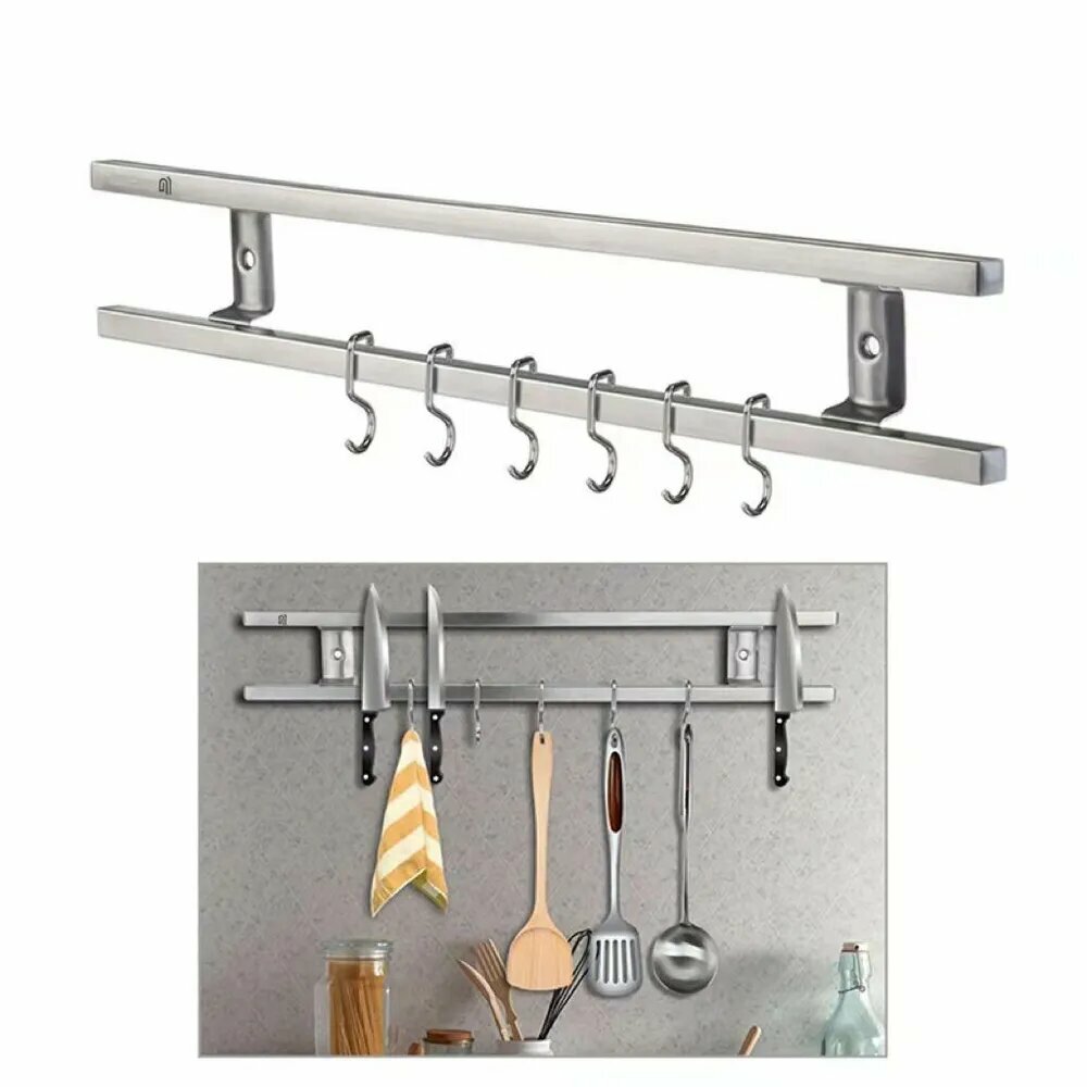 Держатель кухонный, 45 см х 2 см х 6 см