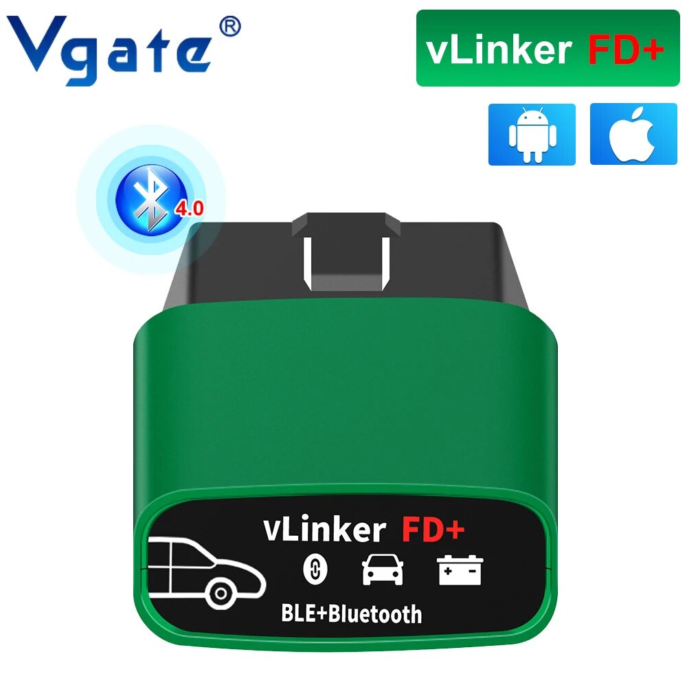 Vgate vLinker FD+ Bluetooth 4.0 для Ford, IOS