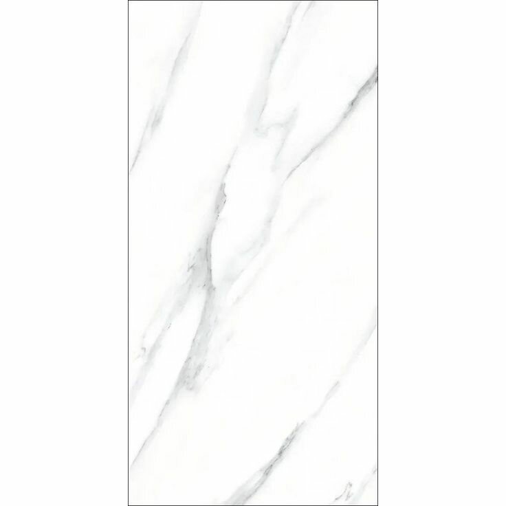 Керамогранит Eurotile Madison MDO1WT белый 60х120 см полированный под мрамор и гранит