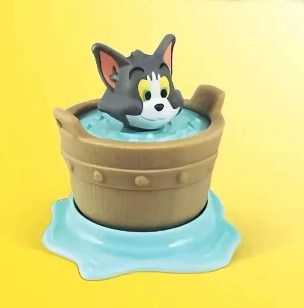 Игрушки «Тома и Джерри» McDonald's 2025 года, детский счастливый рай Tom Cat Jerry Mouse M Ji, украшение для рабочего