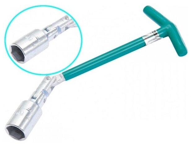 Ключ свечной карданный 21 мм 250 мм STELS 13843