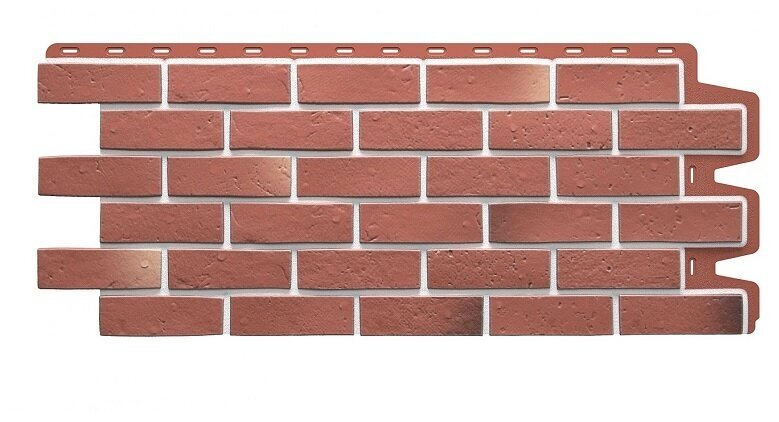 Docke Berg Рубиновый (10 уп. / 44 м2 / 100 шт.) 1015х434 мм, фасадные панели Деке