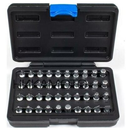 LICOTA ABJ-2001 Набор головок коротких 1/4 с вставками 40 пр.