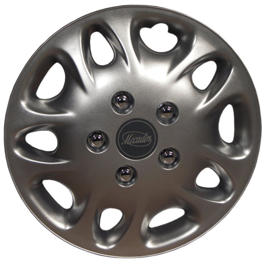 Колпак колеса R-16 серый мекадор N88 комплект 4шт. Мекадор R-16 N88