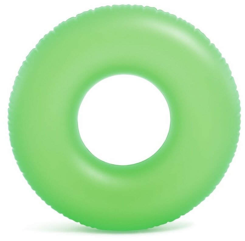59262 Intex Круг надувной 91см 9+, Неон зеленый