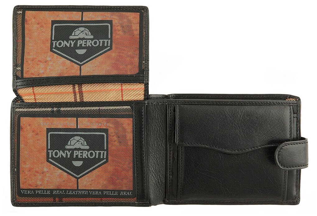 Кошелек Tony Perotti, черный — фото 1