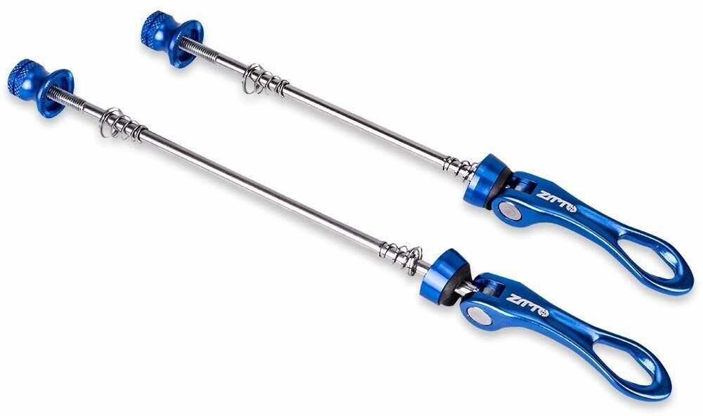 Комплект эксцентриков ZTTO QR2 100x9, 135x10, алюминий, синие