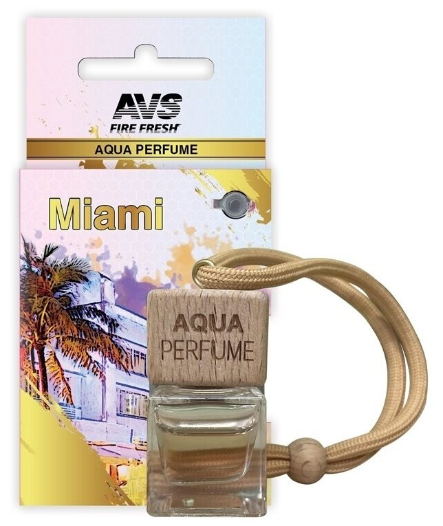 Ароматизатор AQUA PERFUME (аром. Tobacco Vanille/Табачная Ваниль) (жидкостный) USA/Miami AVS AQP-05