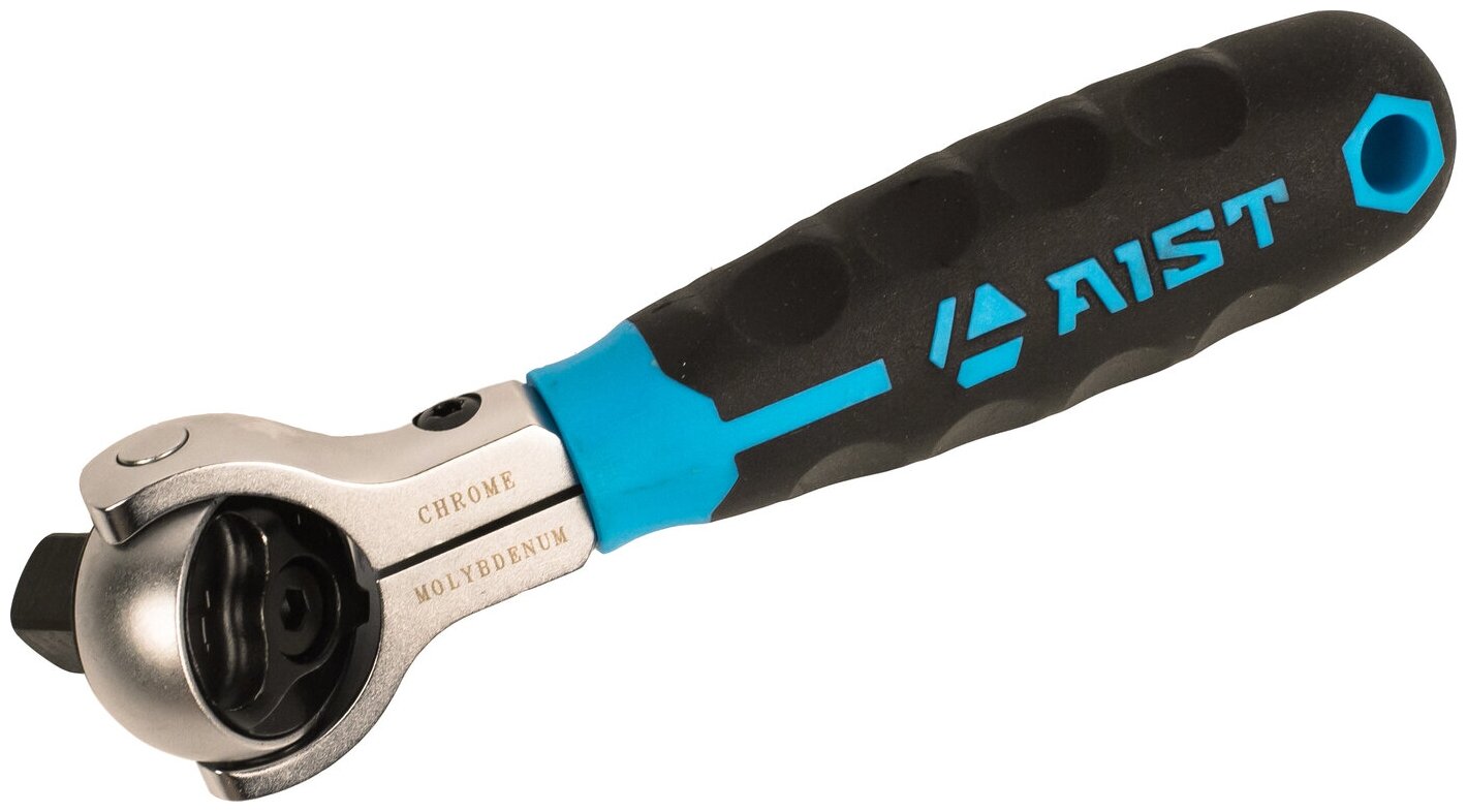 Трещотка 1/2" дюйма 72 зуба с поворотной головкой AIST 42108-72 рукоятка трещетка 168мм