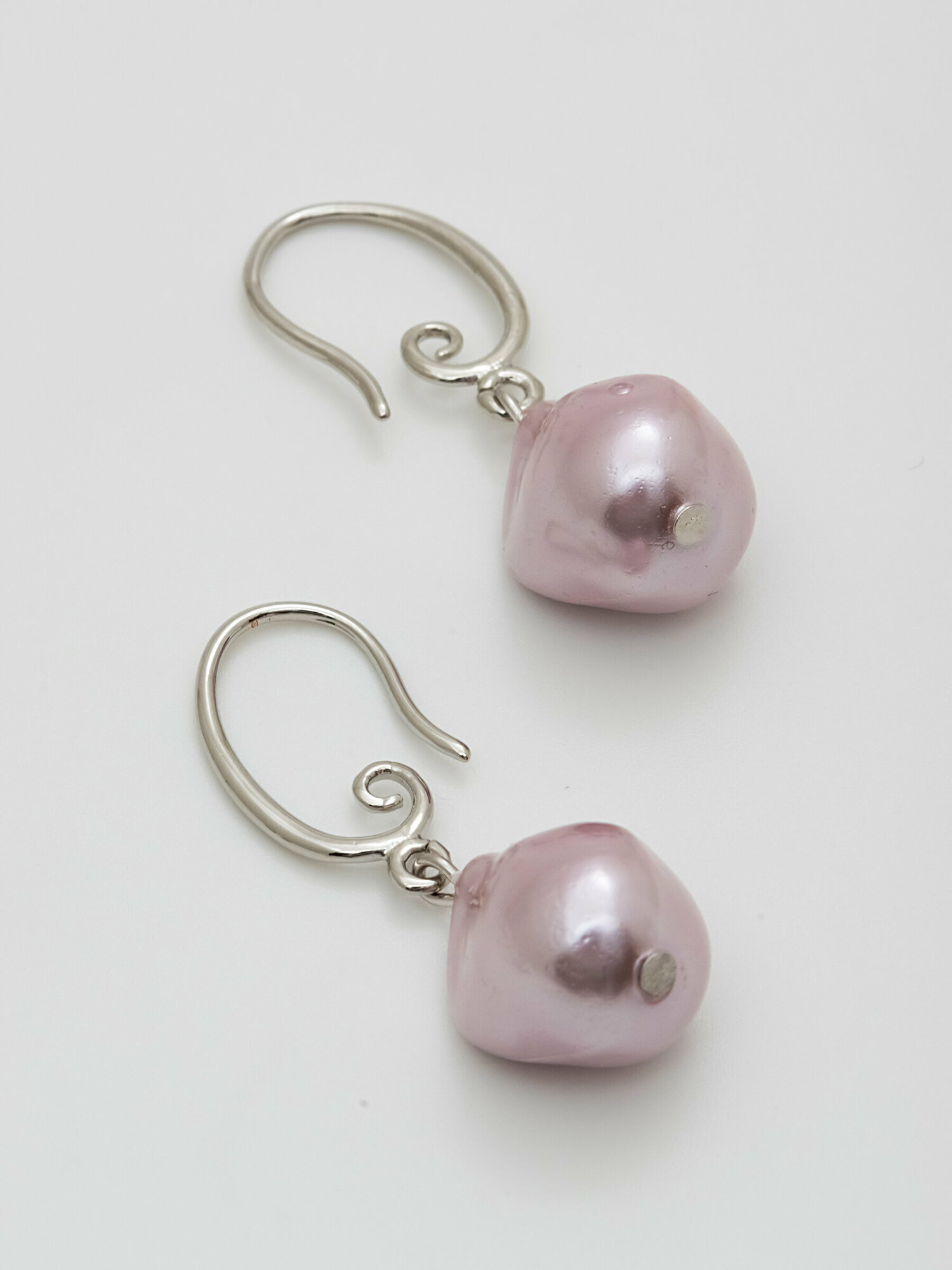 Серьги, жемчуг имитация