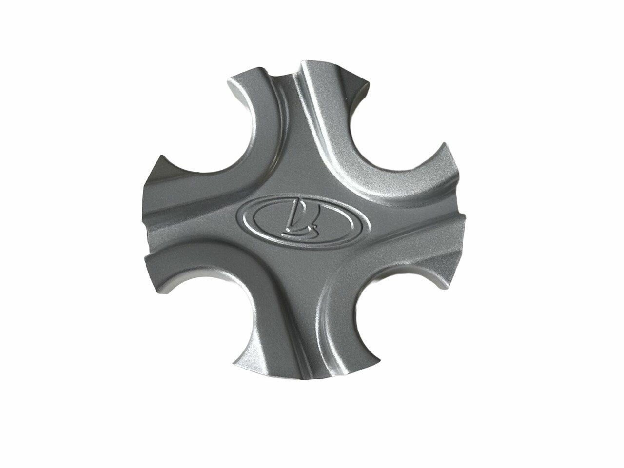 Колпачок литого диска (оригинал) ВАЗ LADA Granta/Гранта, Kalina/Калина Фидес (R15) (Серебро) / 8450101632