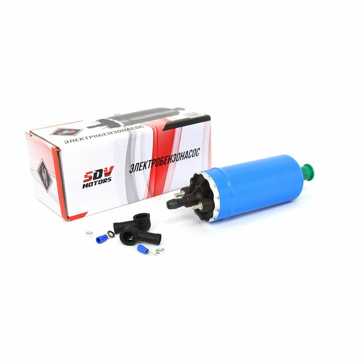 Бензонасос электрический выносной (мотор) для а/м Газель 3302 дв.406,405 под хомут
