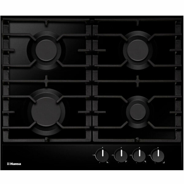 Варочная панель Hansa BHGS630301, нержавеющая сталь, 4 конфорки