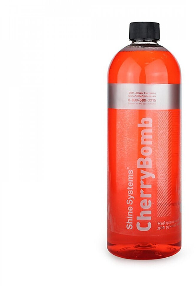 Автошампунь для ручной мойки Shine Systems Cherry Bomb Shampoo, 750 мл 9158263 .