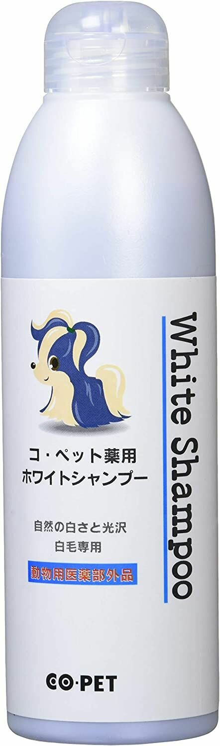 Шампунь для собак и кошек Japan Premium Pet мягкий отбеливающий для белой шерсти кошек и собак. CO PET, 300 мл