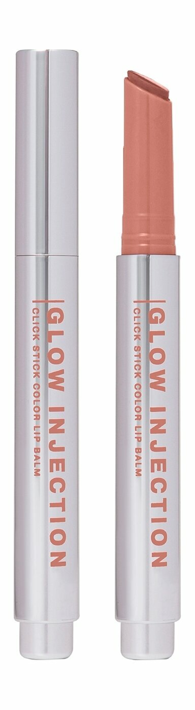 INFLUENCE BEAUTY Бальзам-стик для губ Glow Injection увлажняющий восстанавливающий, 2 г, 08 персиковый