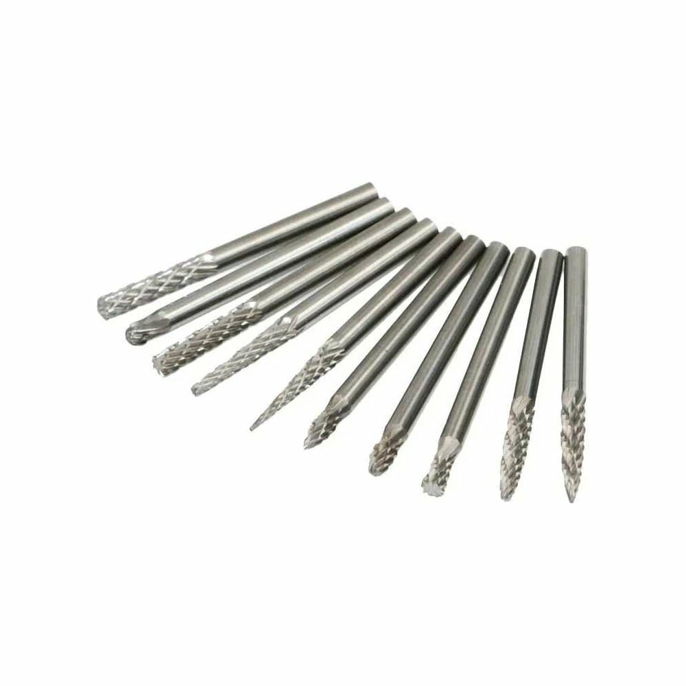 Набор бор-фрез для гравировки из карбида вольфрама 3x3 мм, 20 шт Genler 25080