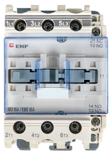 Контактор малогабаритный EKF / ЕКФ PROxima АС IP20 NО+NC 220В 65А 50Гц, ctr-s-65-220 / коммутационное оборудование