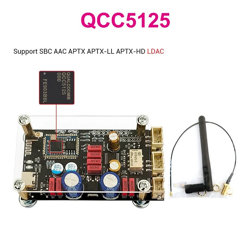 Беспроводной приемник Bluetooth 5.1 Creadvent QCC5125