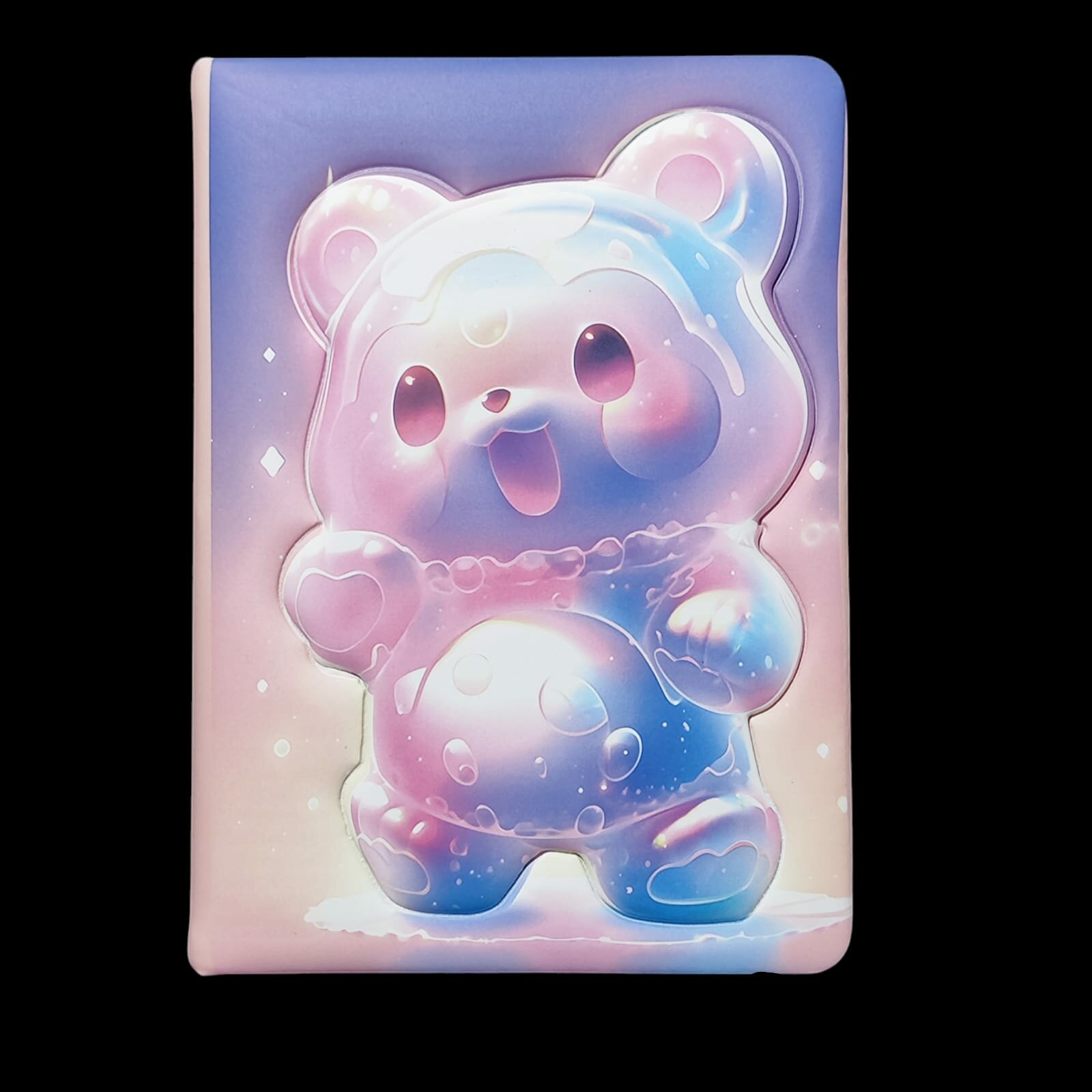 Блокнот подарочный с мягкой объемной обложкой Мими мишка аниме, 160 листов