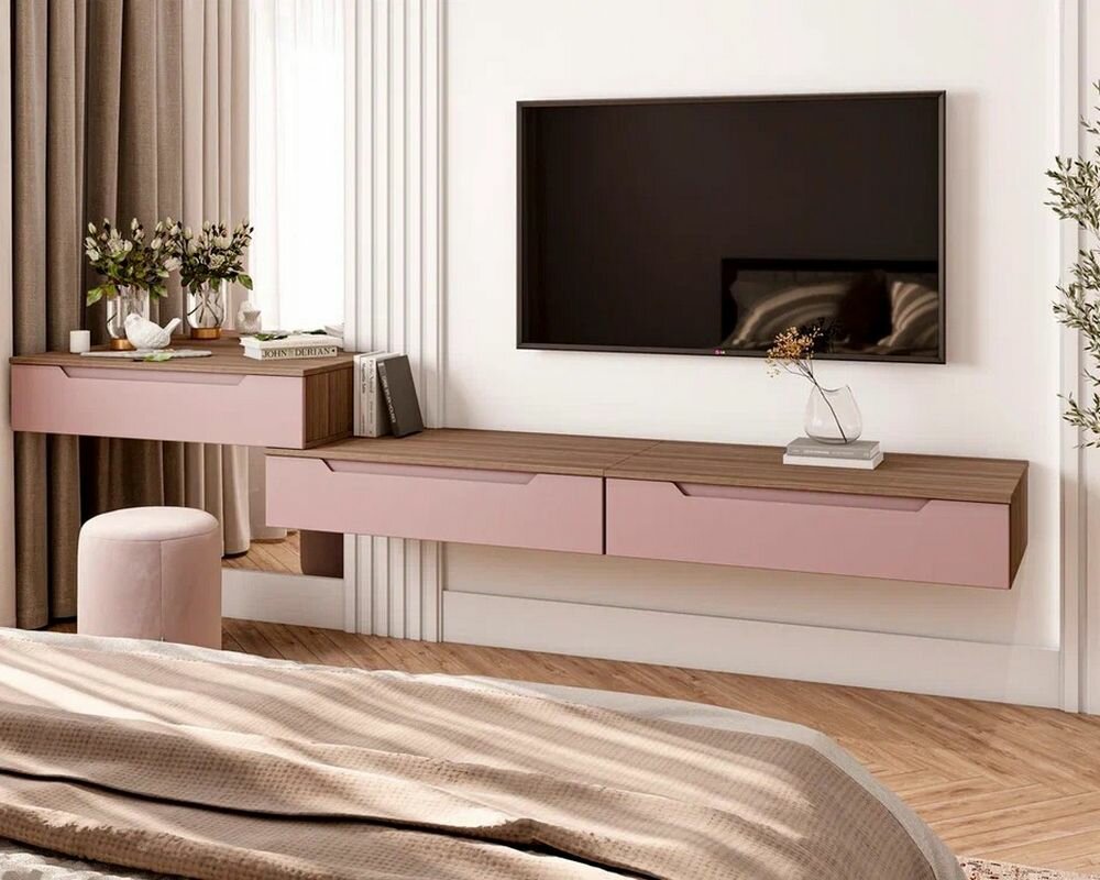 Тумба Роза 900 Пудра Скин Тренто